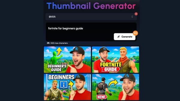 1 Click Ai Gaming Thumbnail Maker | 1of10